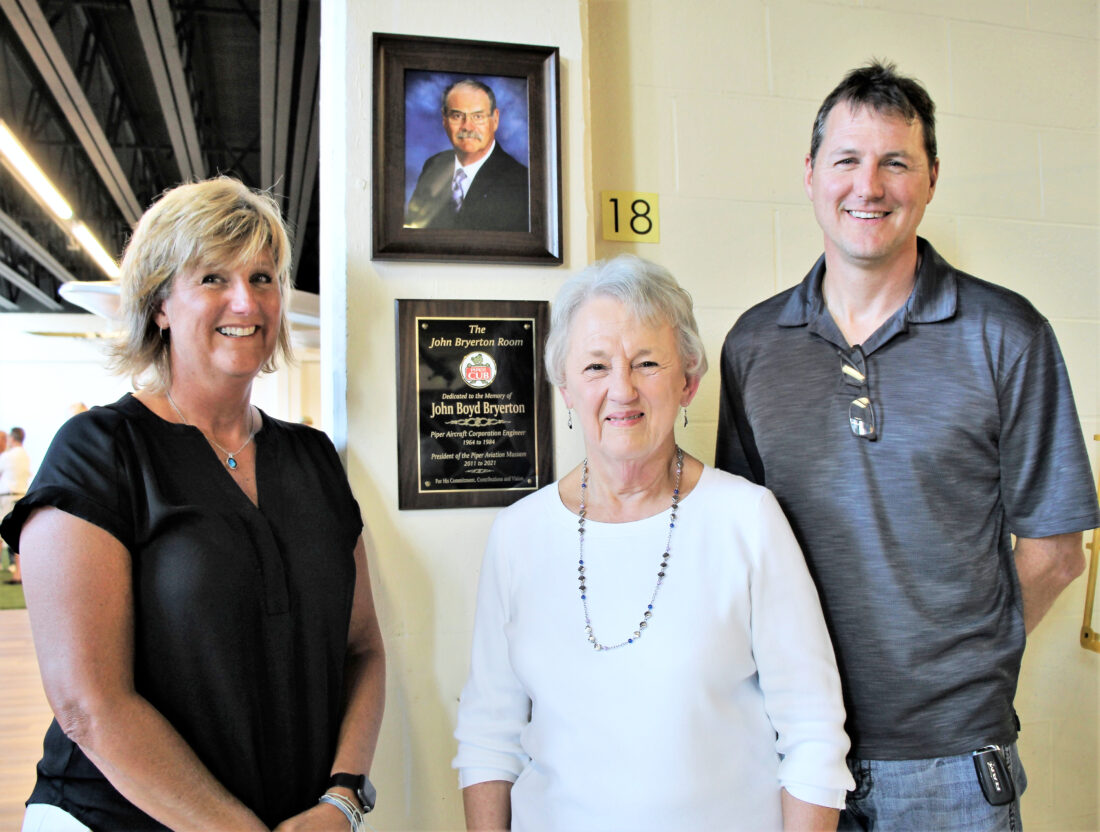The John Bryerton Room dedicated at Piper Aviation Museum | News ...